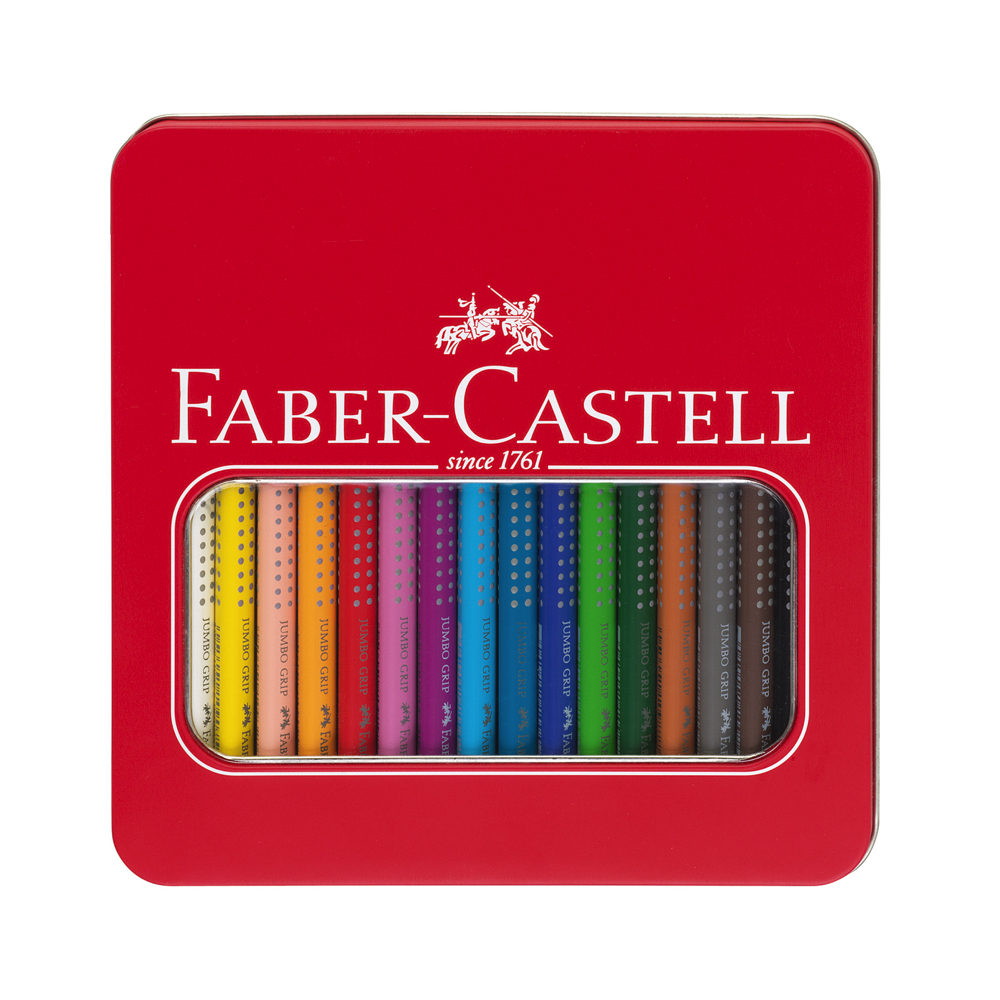 Farbstift Jumbo Grip 16er Set bunt von Faber Castell